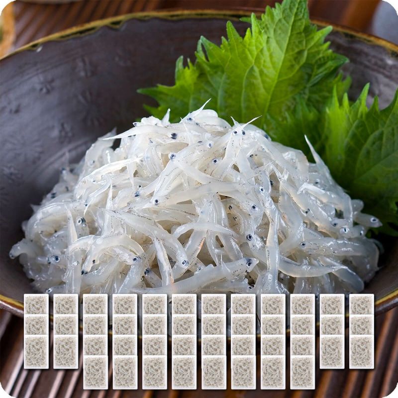 生しらす業務用たっぷり2.2kg（50g×44個入り）※1パックあたり210円 お歳暮 年末年始 | 越前かに職人 甲羅組